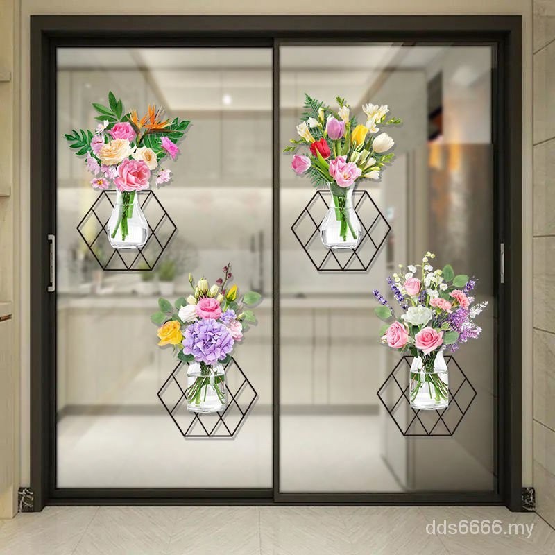 Glass Stickers Window Grilles Wall Stickers 3d Three-Dimensional ...