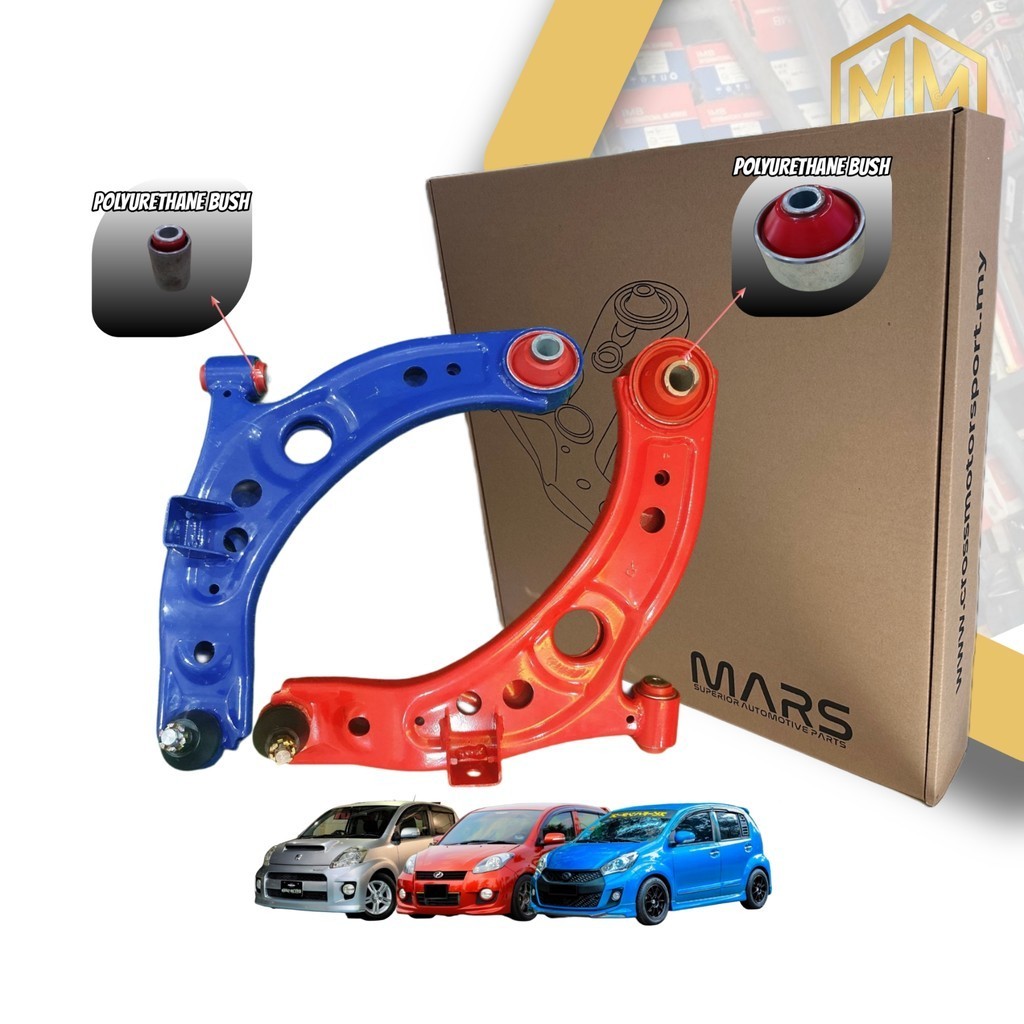 ORIGINAL MARS LOWER ARM HEAVY DUTY POLYURETHANE FOR PERODUA MYVI 2005 ...