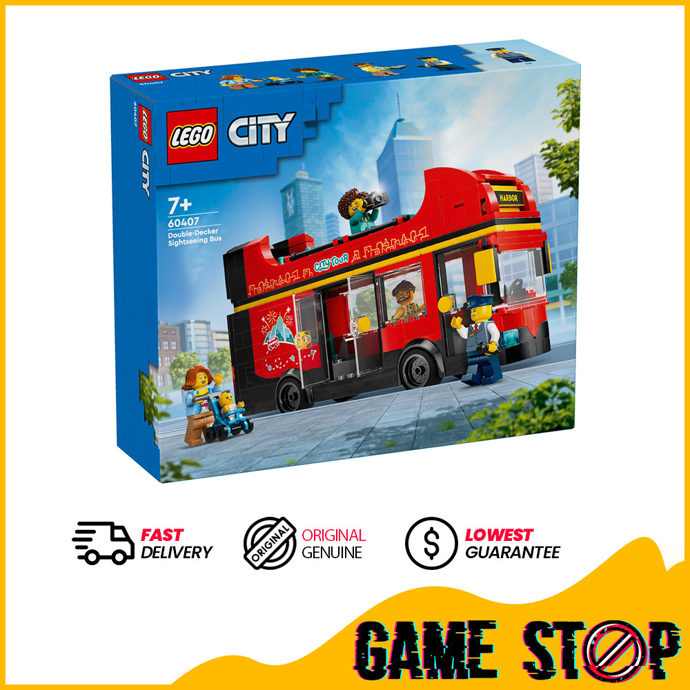 Lego 60407 City Great Vehicles Red Double-Decker Sightseeing Bus ...