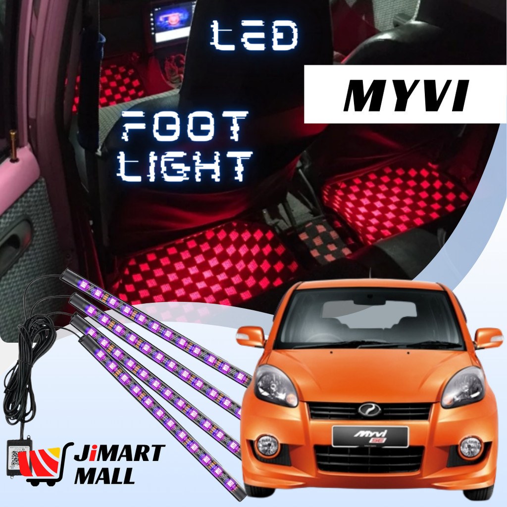 MYVI OLD LED AMBIENT LIGHT Foot Floor Light Lampu Kaki Kereta RGB ...