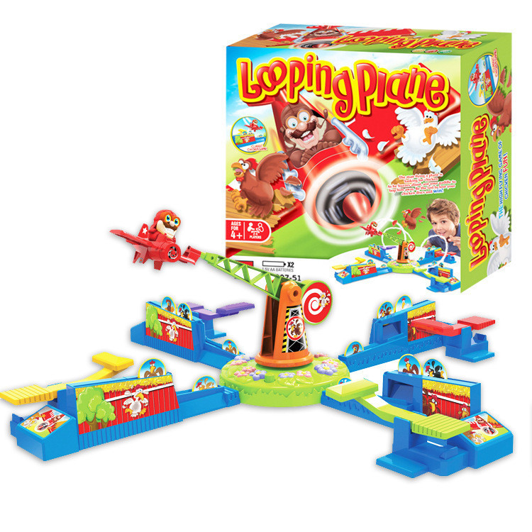 Looping Louie Spinning Plane Chicken Stealing Game Parent Child ...