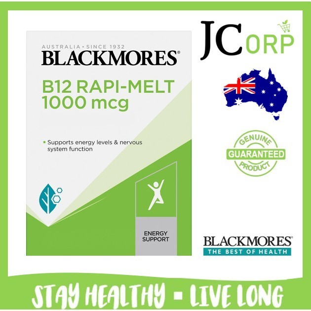 🛫Direct from AUS🛬 Blackmores B12 Rapi-Melt 1000mcg 30/60 Tablets ...