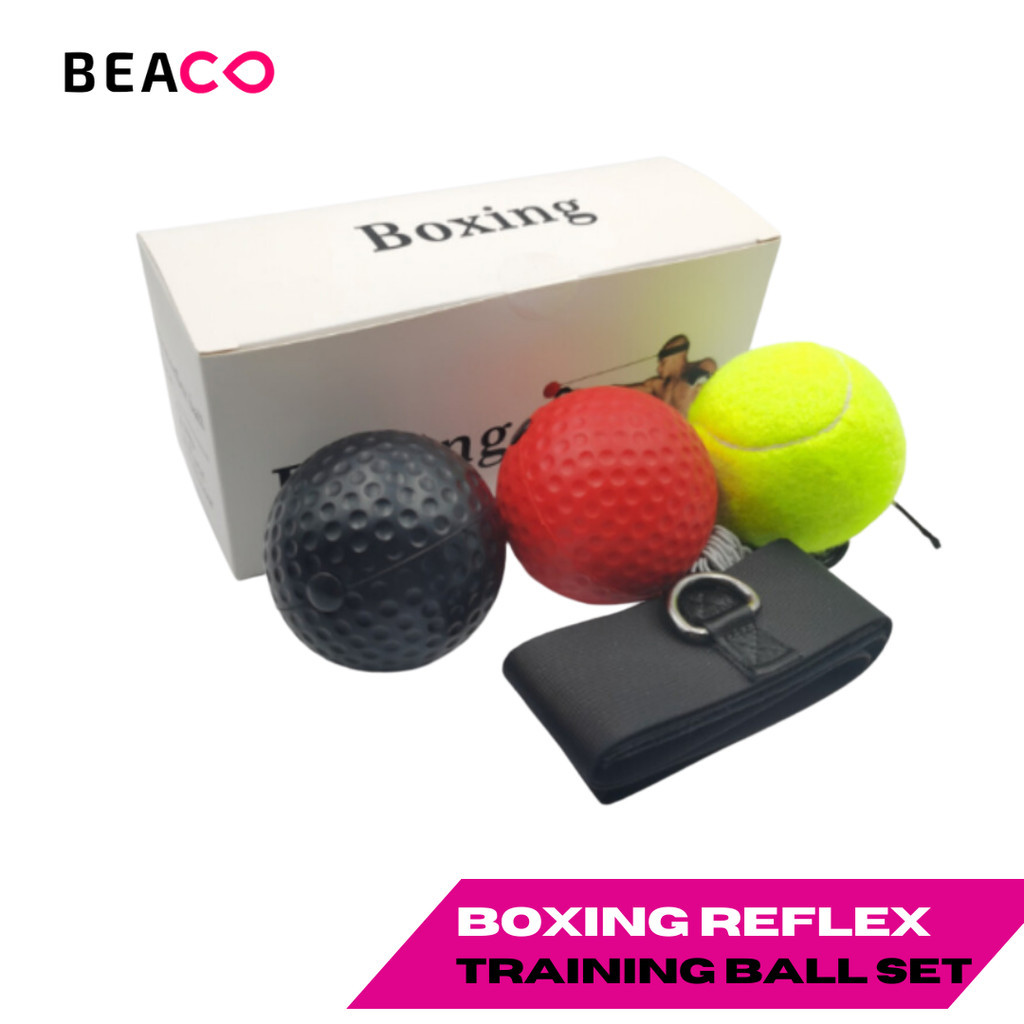 BEACO Boxing Reflex Ball Punching Fighting Speed Training Reflexes Muay ...