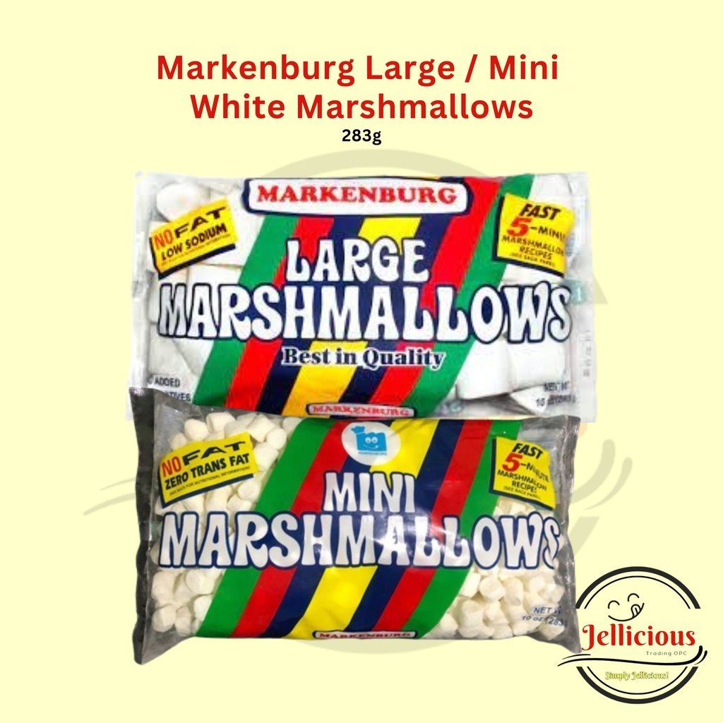 Markenburg Large / Mini White Marshmallows 283g | Shopee Malaysia