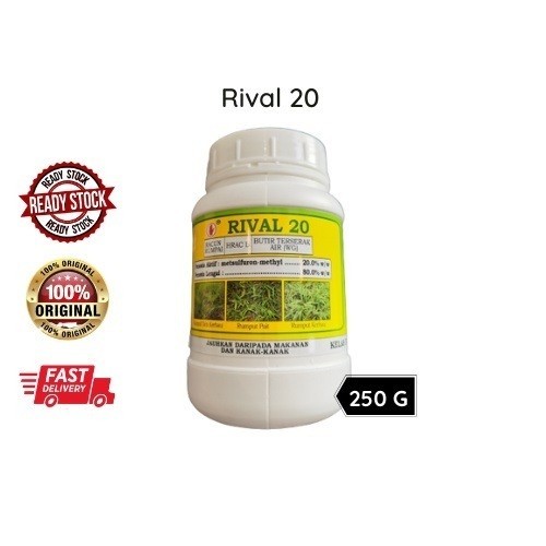 Rival 20 Racun Rumput/ Metsulfuron methyl/ Herbicide/ 杀草剂/ Racun pokok ...
