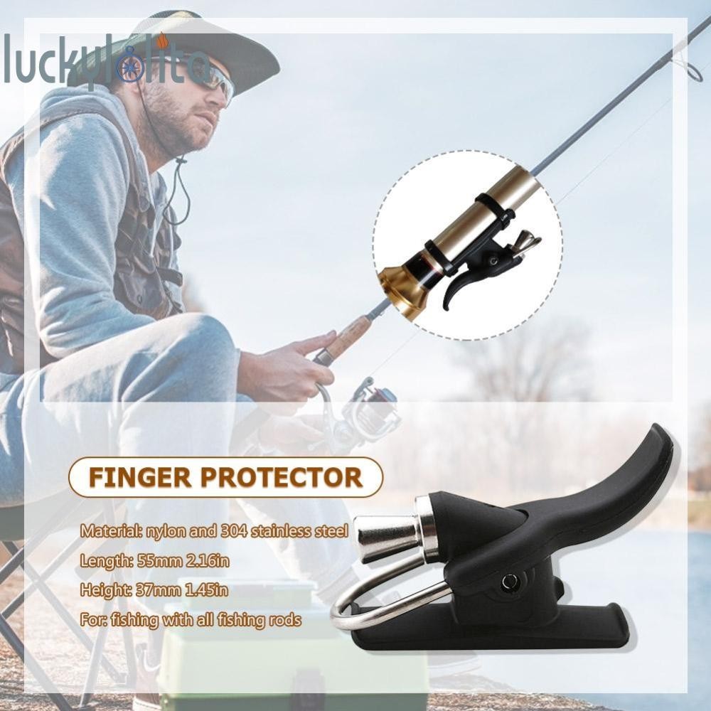 Breakaway Marine Fishing Rod Finger Protector Fish Pole Clamp Thumb ...