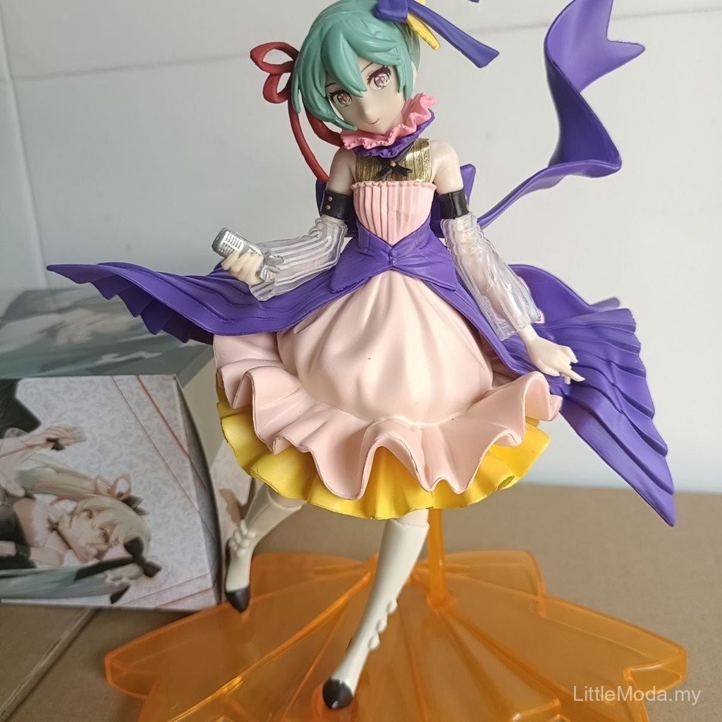 Hatsune Miku Singing Beautiful Girl Anime Model Ornaments Action ...