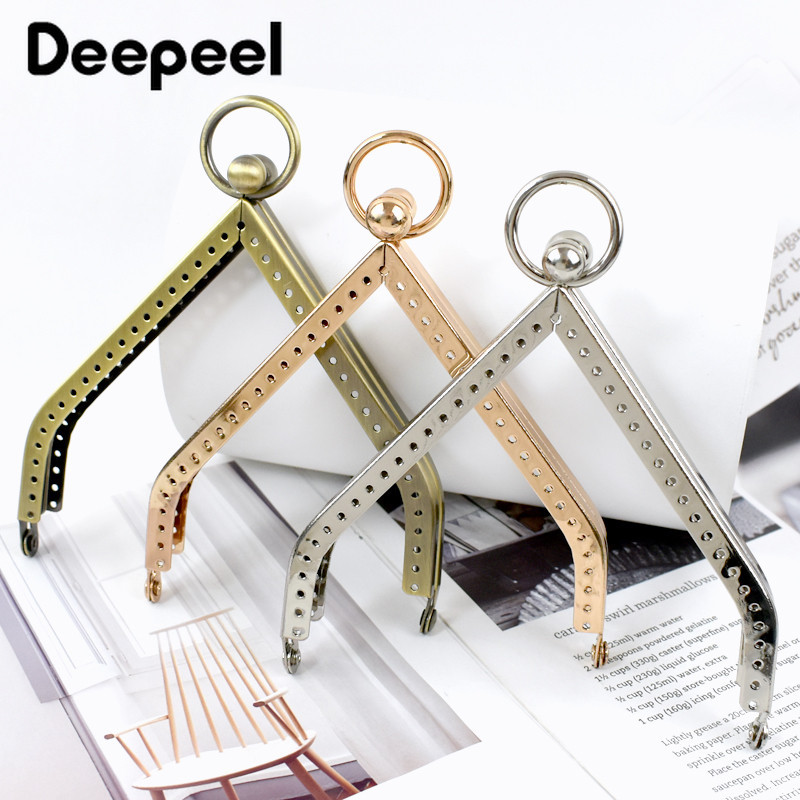 1Pc 11cm Metal Purse Frame Bag Handle Kiss Clasp Sewing Brackets ...