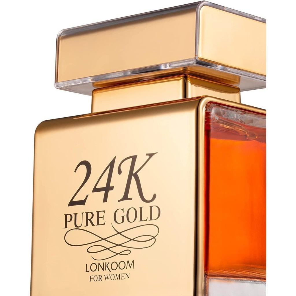 Perfume 24K Pure Gold Perfume Floral fragrance for women- EDP | Shopee ...