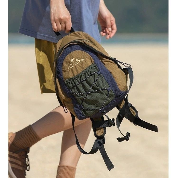 Japanese Retro Backpack Outdoor Mountaineering Bag Color Matching ...