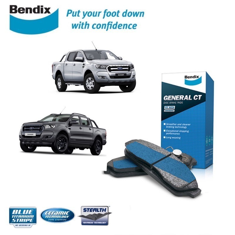 Original Bendix DB2074GCT Front Brake Pad - Ford Ranger T6 T7/ BT50 ...