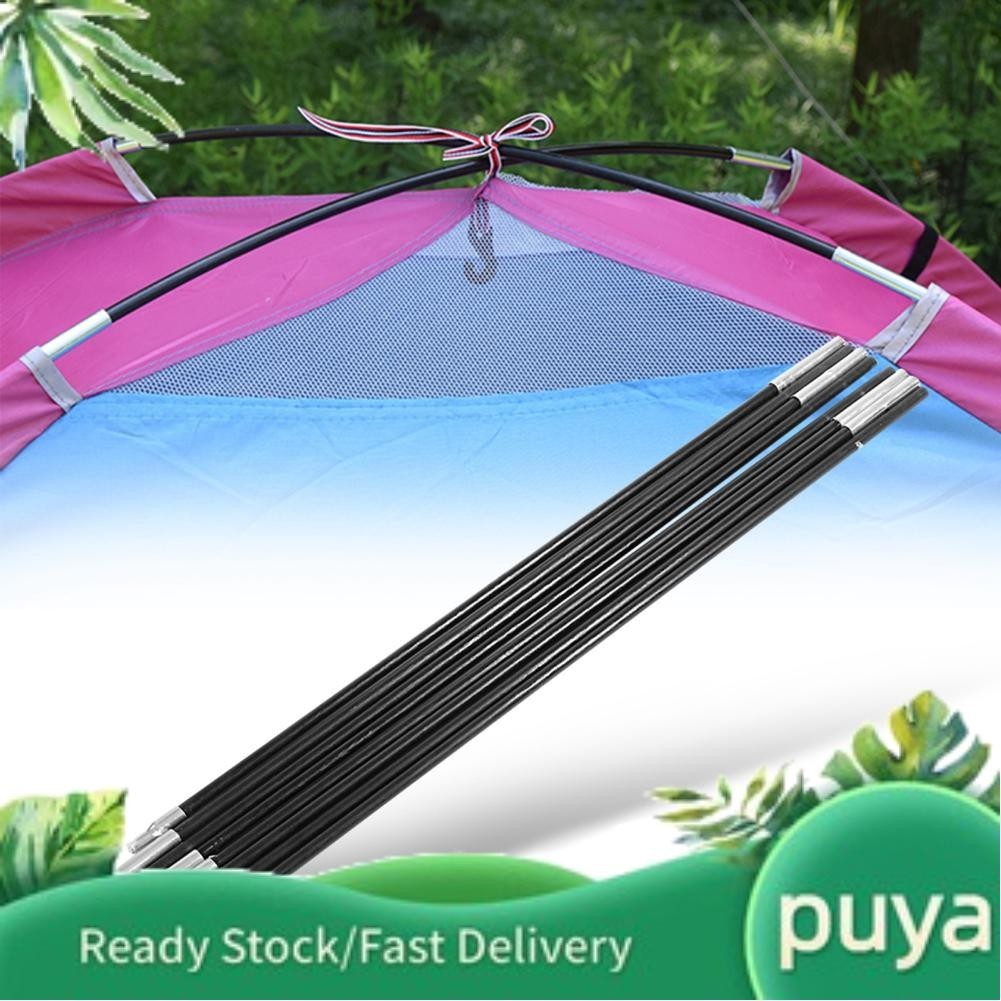 Puyas Fiberglass Tent Pole Repair Kit Adjust Foldable Replacement Poles ...