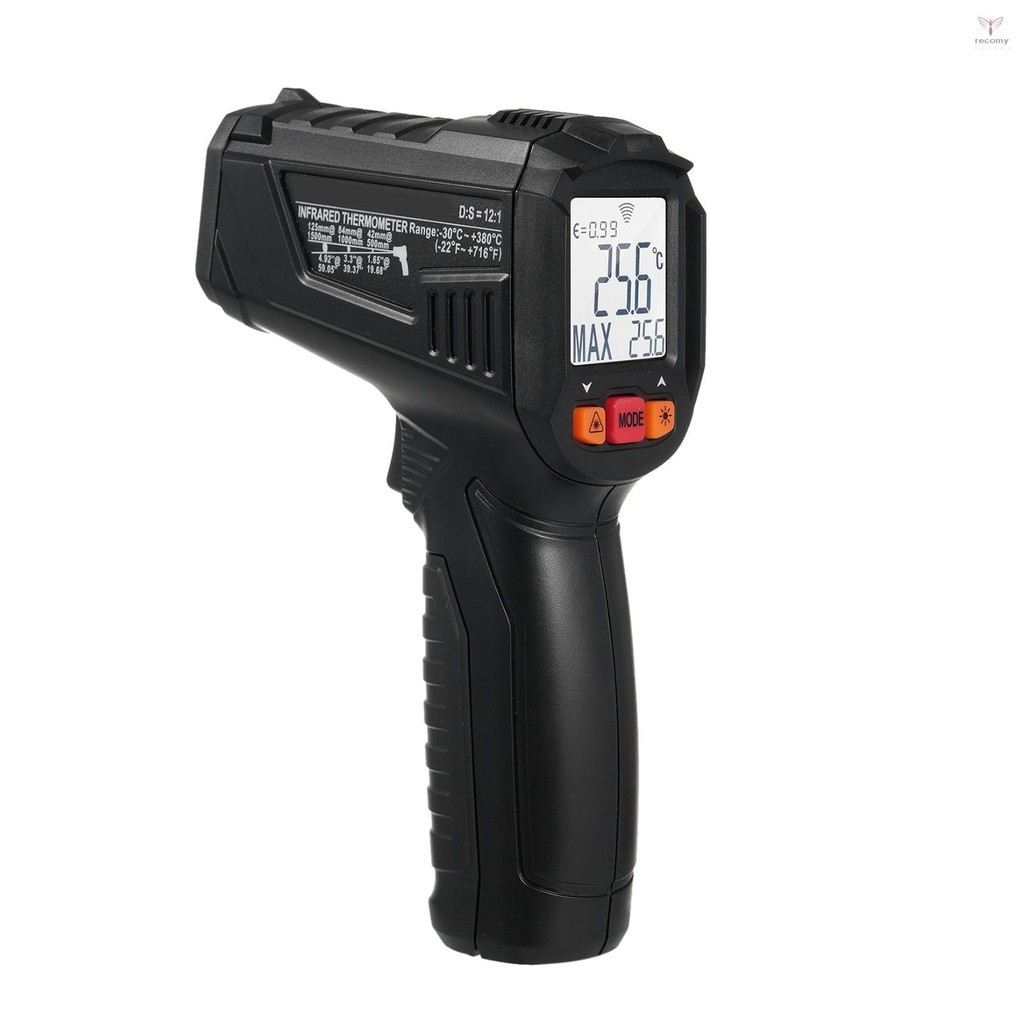Infrared Thermometer -30℃~380℃(-22℉~716℉) Non-Contact Digital Laser ...