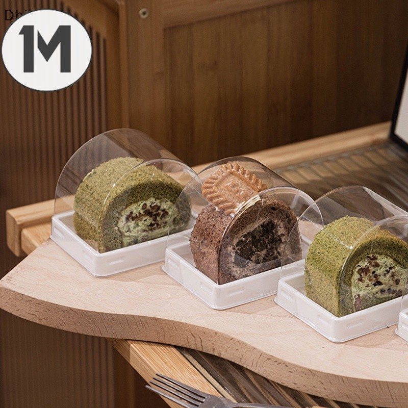 1M 10pcs Mousse Cake Box With Lid Swiss Roll Dessert Packaging Boxes ...