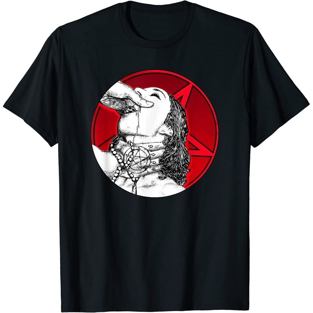 New Baphomet With Occult Satanics T-Shirt For Man | Shopee Malaysia