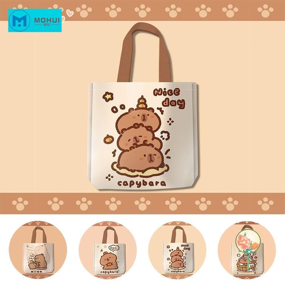 MW Student Textbook Bags, Capybara Tote Bags Capybara Crossbody Bag ...