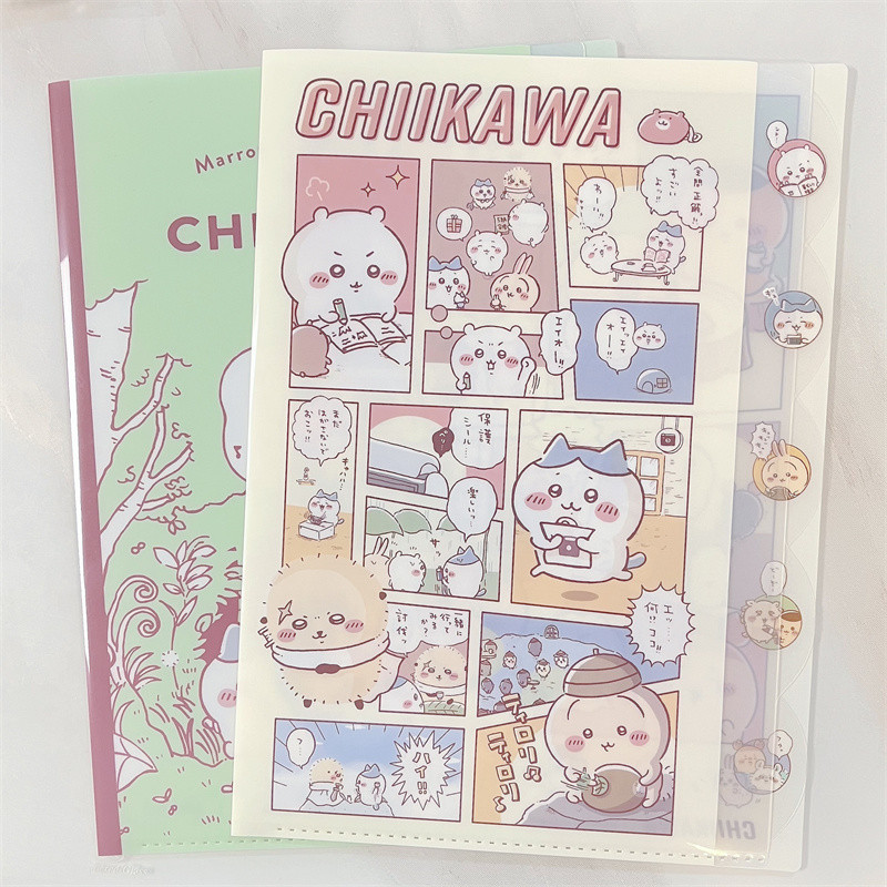 Chiikawa chiikawa Limited Japan Limited A4 Five-Layer Folder ...