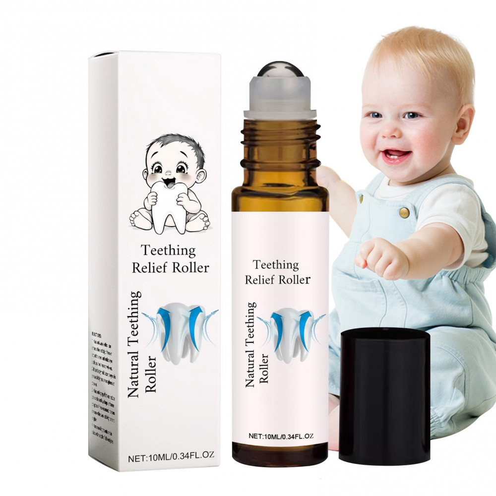 YL Teething Roller, Baby Teething Oil Roller, Teething Relief Roller ...