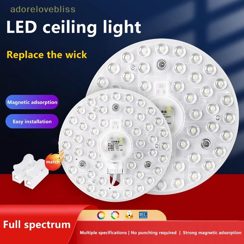 ADD 1 Set Magnetic Suction LED Panel Circle Ring Light 12W 18W 24W 36W 48W 72W LED Round AC220V ...
