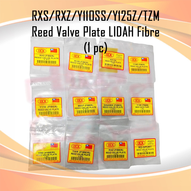 RXS/RXZ/Y110SS/Y125Z/TZM Reed Valve Plate LIDAH Fibre (1 pc) | Shopee ...