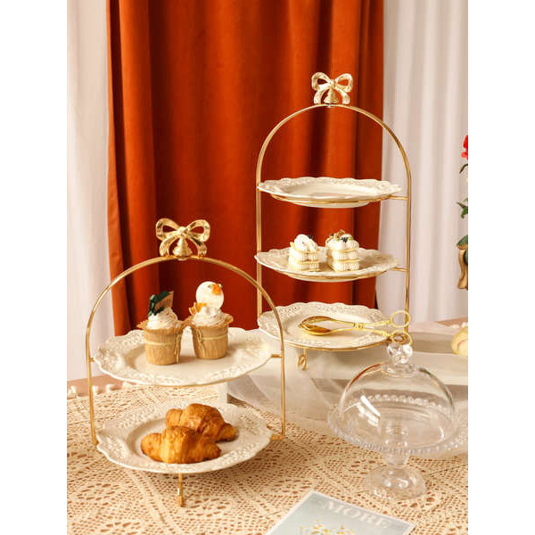 cake stand raya 2025 dessert table display set European-style metal ...