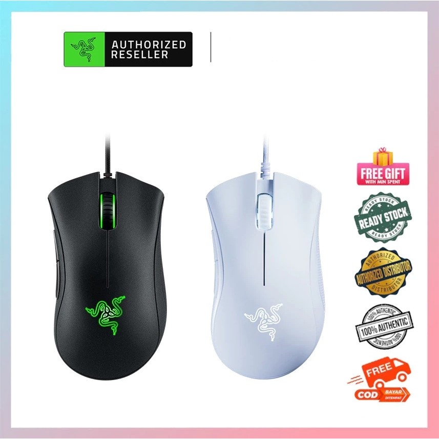 Original Razer DeathAdder Essential Wired Gaming Mouse Mice 6400DPI ...