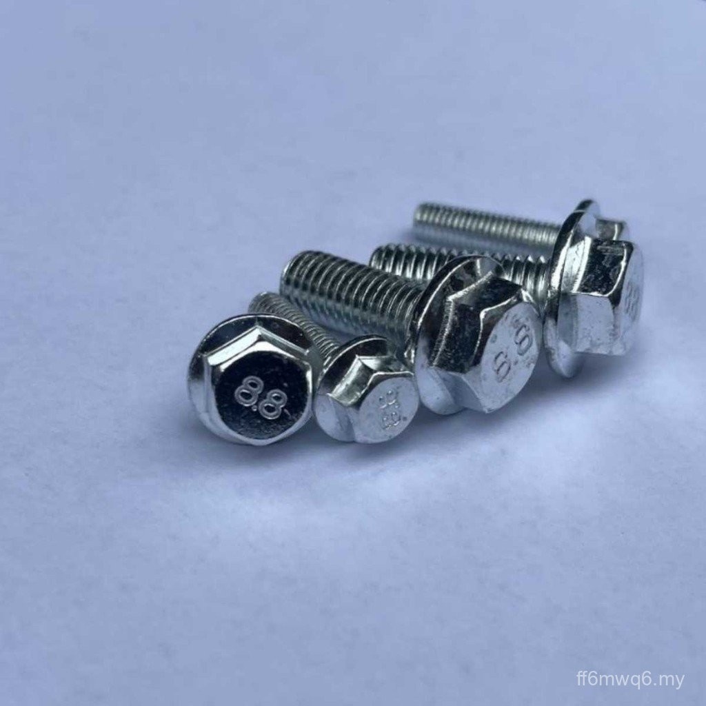 [Harga Diskaun] Hex Head Flange Flat Head Bolt Hex Bolt dengan Pad ...