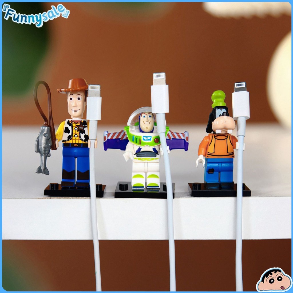 Lego Figure Cable Organizer – Desktop Charging Wire Holder, Data Cable ...