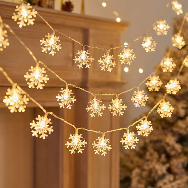 pelita raya pelita solar Hiasan Krismas LED kepingan salji kecil lampu ...