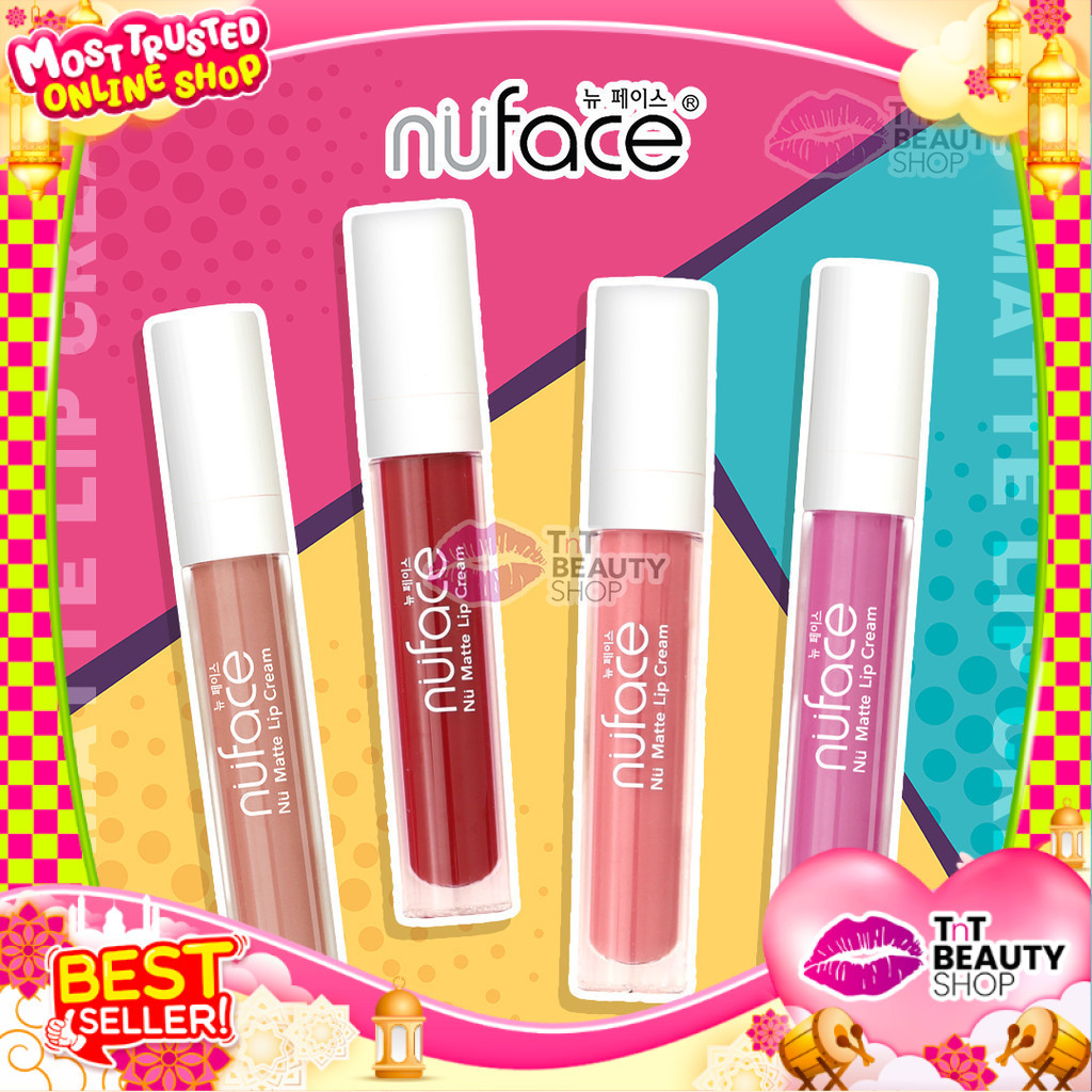 Nuface Nu Matte Lip Cream | Liquid Lipstick | Tnt Beauty Shop | Shopee ...