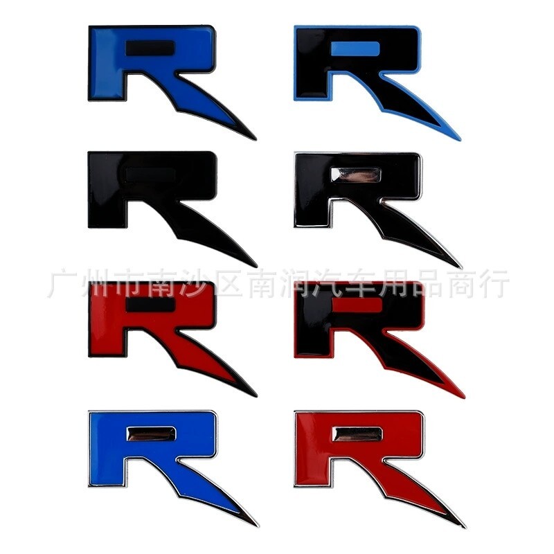 R emblem for FORD F150 RAPTOR SVT 3D metal R logo rear trunk badge Car ...
