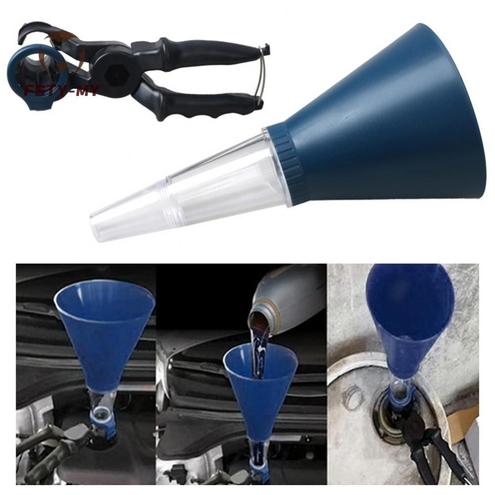 Motorcycle Oil Change Funnel Kit with Adjustable Connector and Easy ...