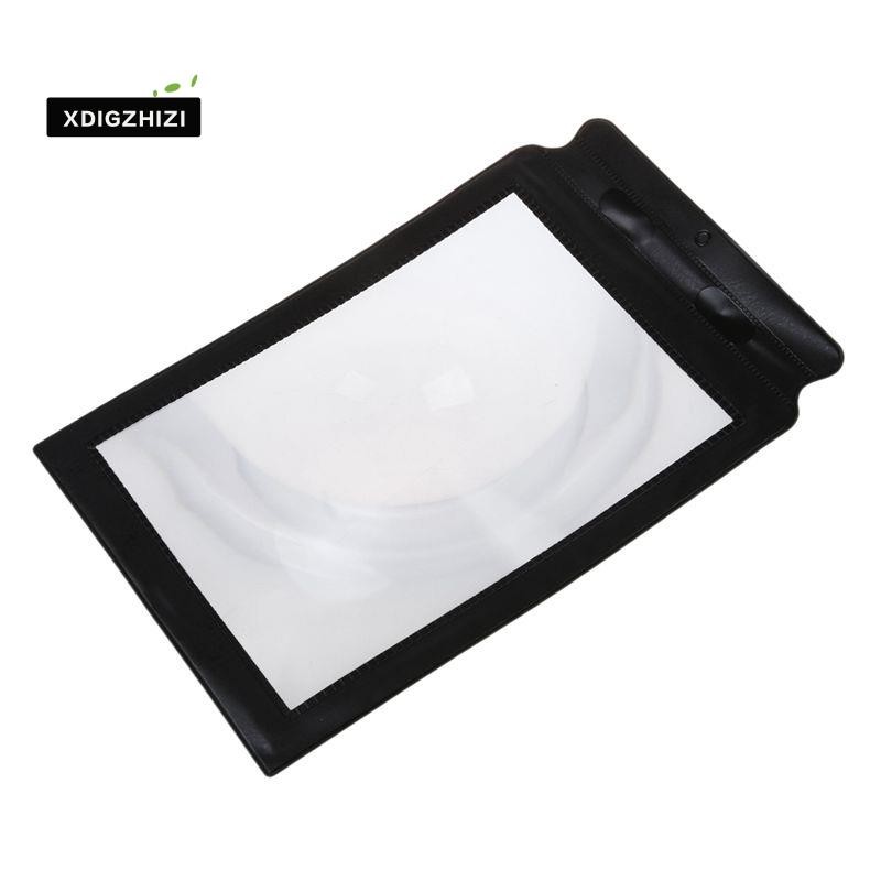 A4 Full Page 3x Magnifier Sheet Large Magnifying Glass Book Reading Aid ...