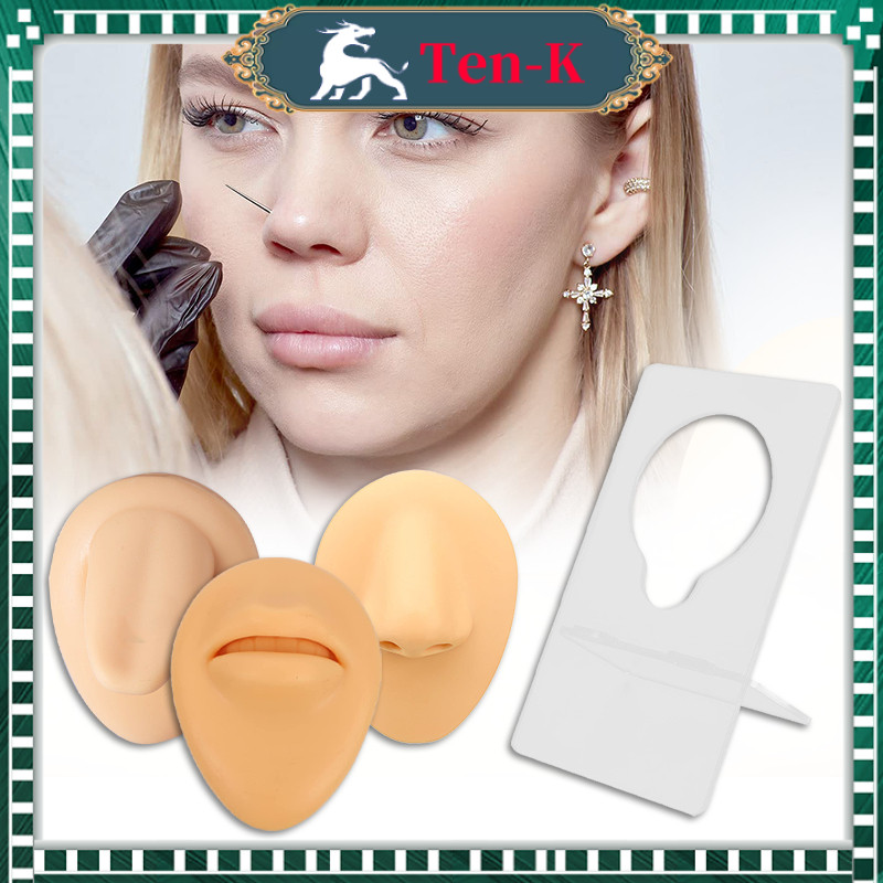 Silicone Ear Model Ear Piercing Tools for Practice Silicone Ear Model ...