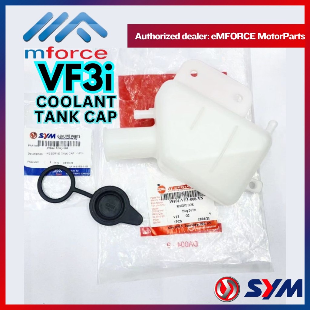 SYM VF3 VF3i LE PRO COOLANT TANK CAP PENUTUP 19101-VF3-000-VN RADIATOR ...