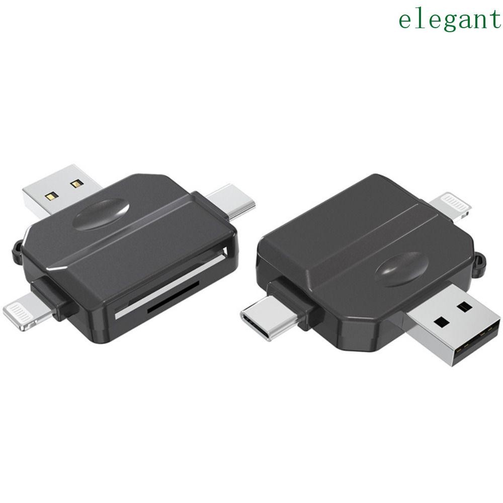 ELEGANT Multi-Function 5 in 1 Card Reader, USB Type C 5 in 1 Otg ...