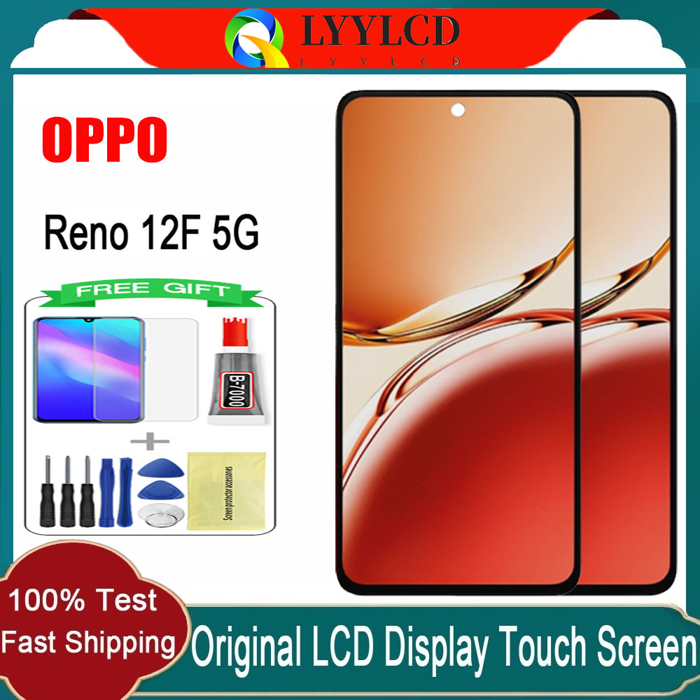 Original AMOLED OPPO Reno 12F 5G LCD Display Touch Screen Replacement ...