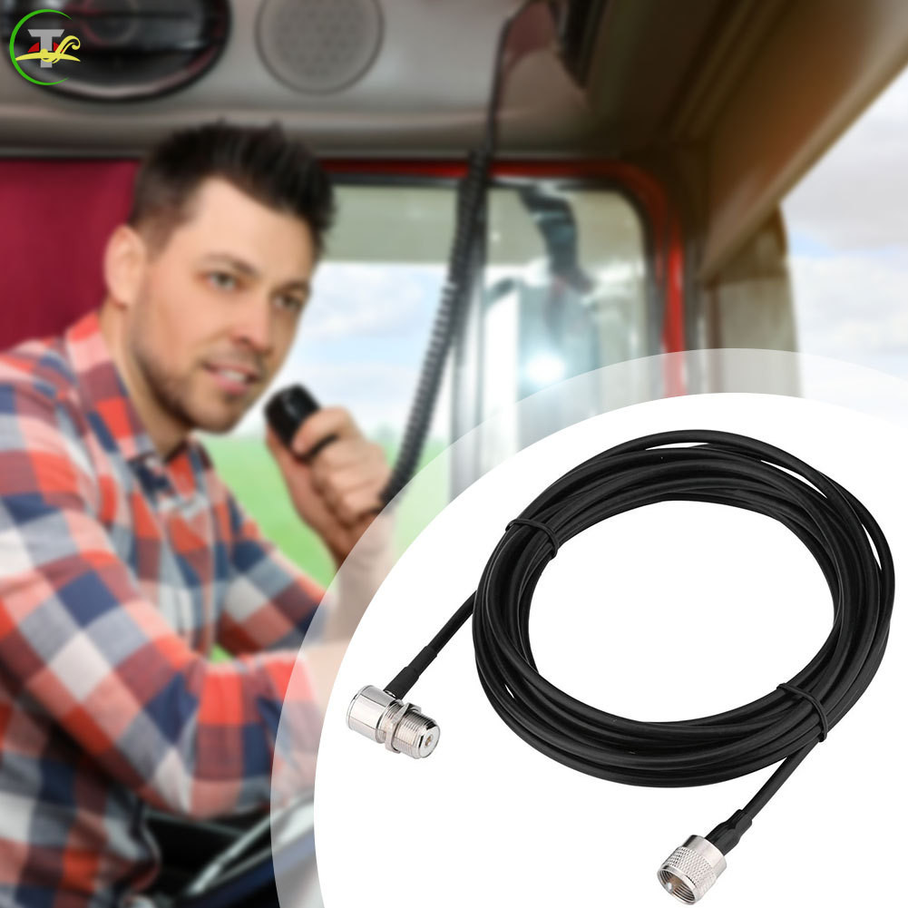UHF Connectors Antenna Mount Cable Heavy Duty Low Loss Jumpers Cable ...