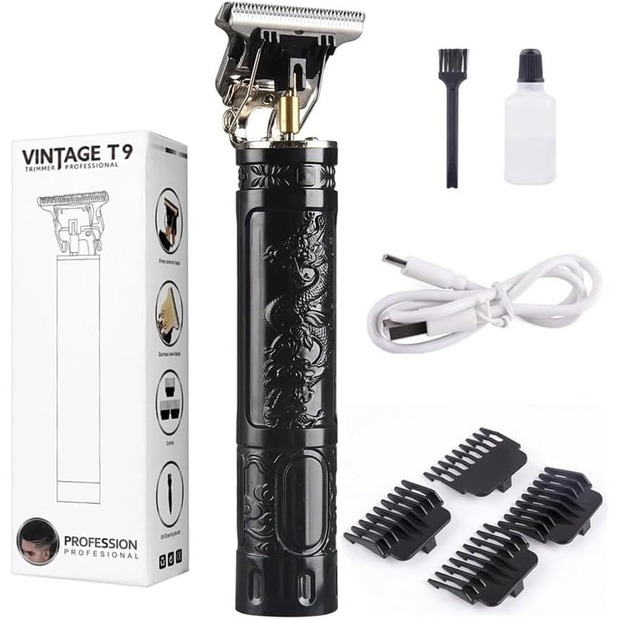 Vintage T9 Hair Trimmer profesional Razor HW-T8 Blade Mesin Gunting ...