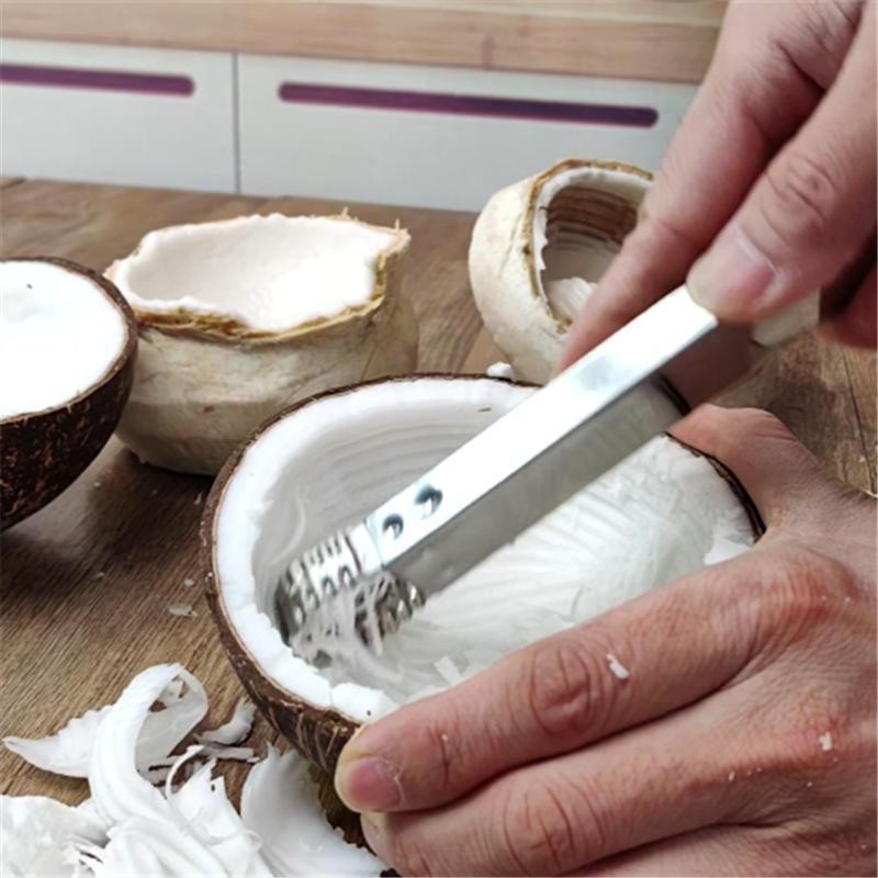 Lanmei Shredded Coconut Handy Tool Opener Coconut Grater Coconut Meat ...