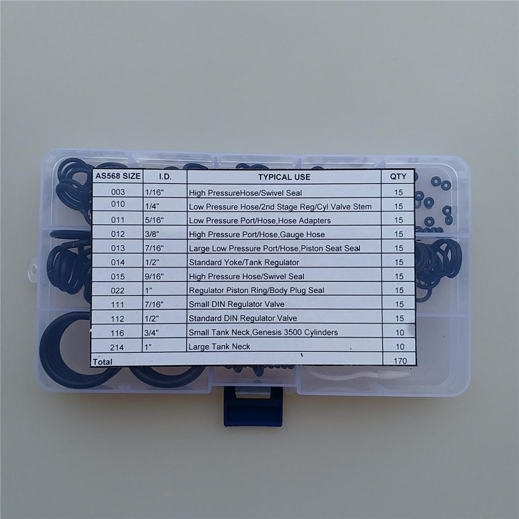 [uguuiya] 170X Scuba Nitrox O- Kit Underwater Diving Gear Repair Spare ...