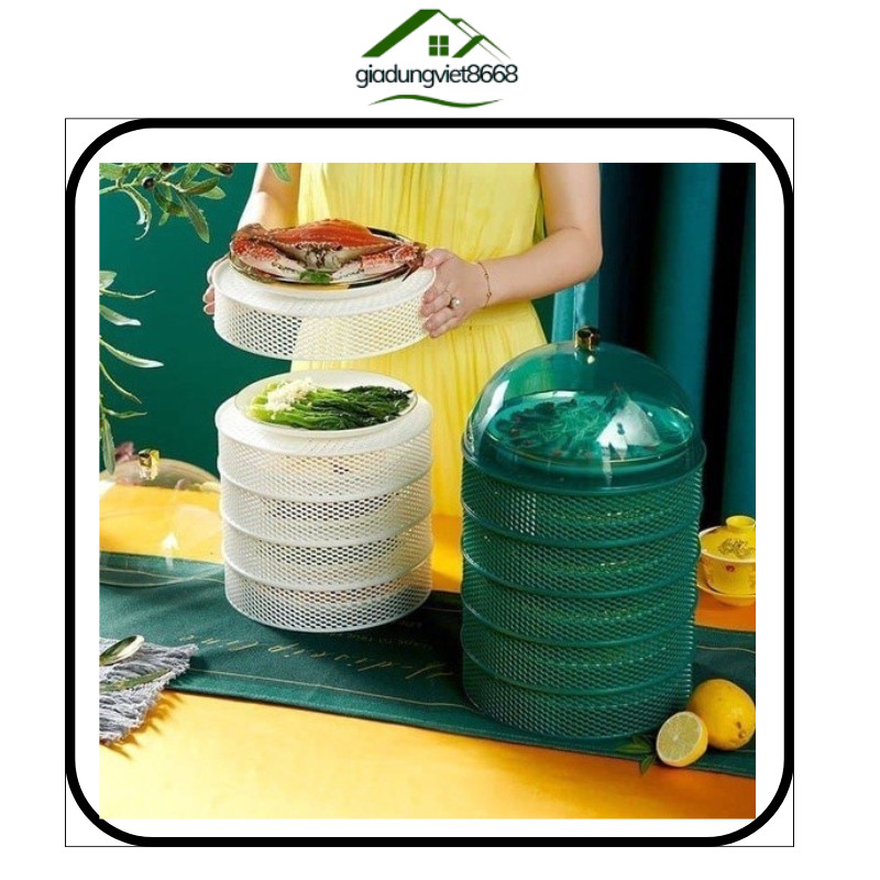 Kami 5-Tier Food Storage Table Cage with Luxurious and Elegant Design ...
