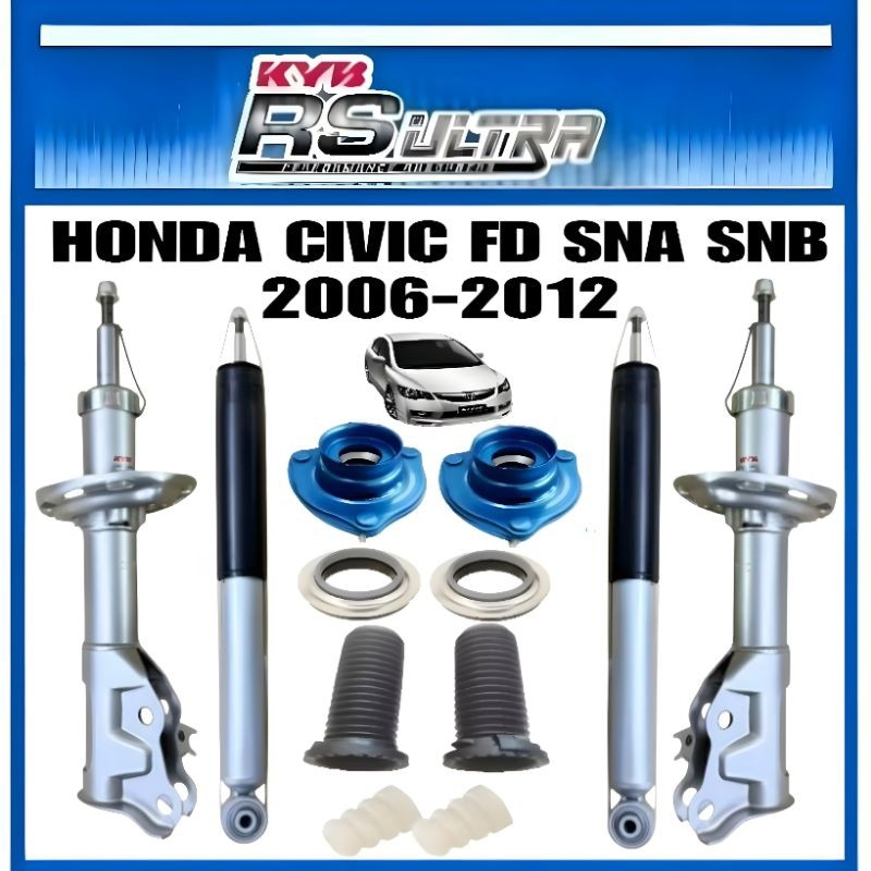 KYB RS ULTRA HONDA CIVIC FD SNA 1.8 / SNB 2.0 (06-2012 ) HEAVY DUTY ...