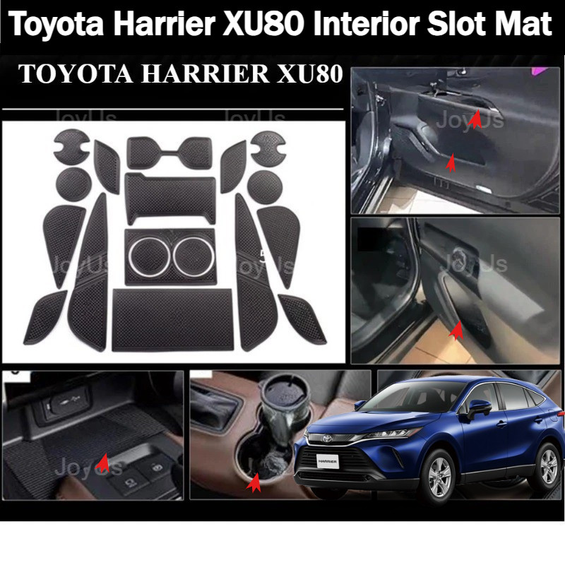 Toyota Harrier XU80 (2020-2025) Interior Slot Mat Rubber Slot Mat ...