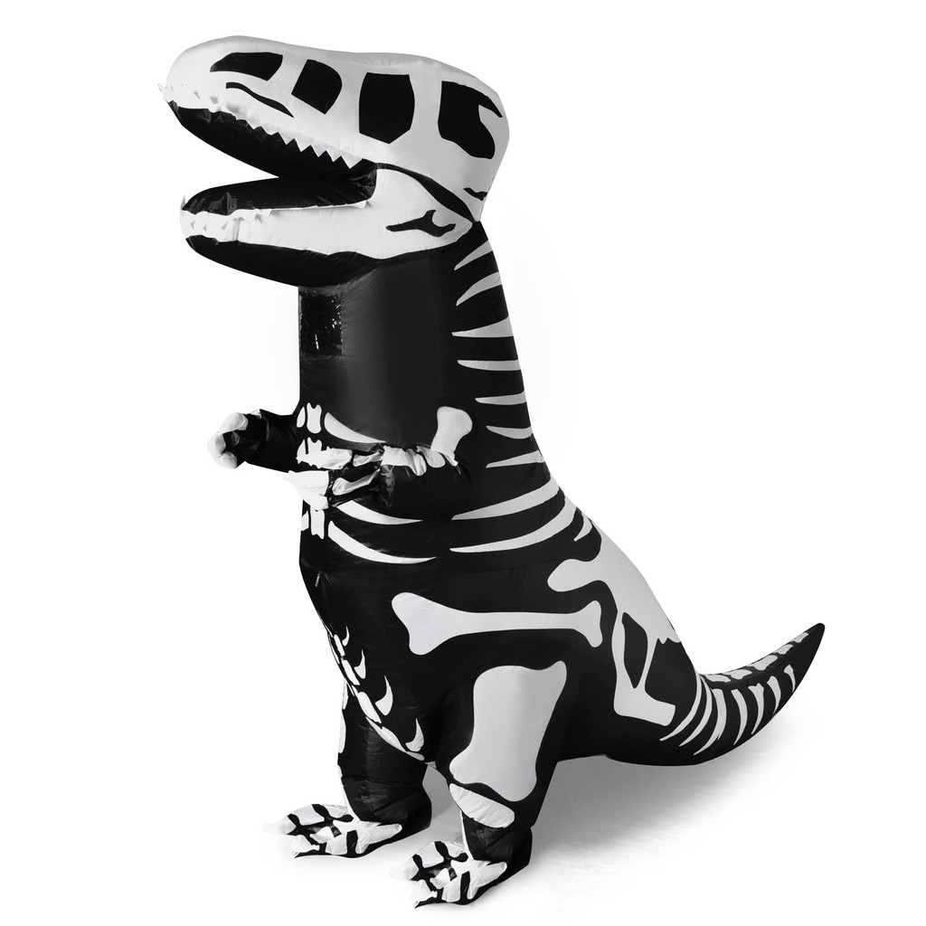 FUN LITTLE TOYS Inflatable Dinosaur Halloween Costume, Full Body ...