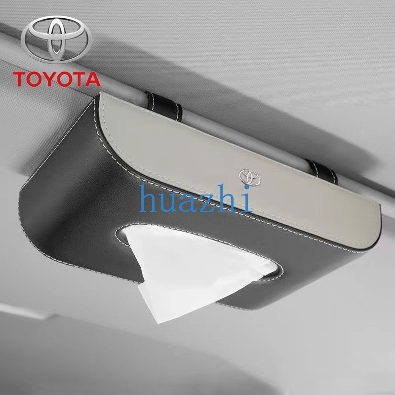 CAR LEATHER TISSUE BOX KOTAK TISU KERETA SUNVISOR PEMEGANG TISU KERETA ...