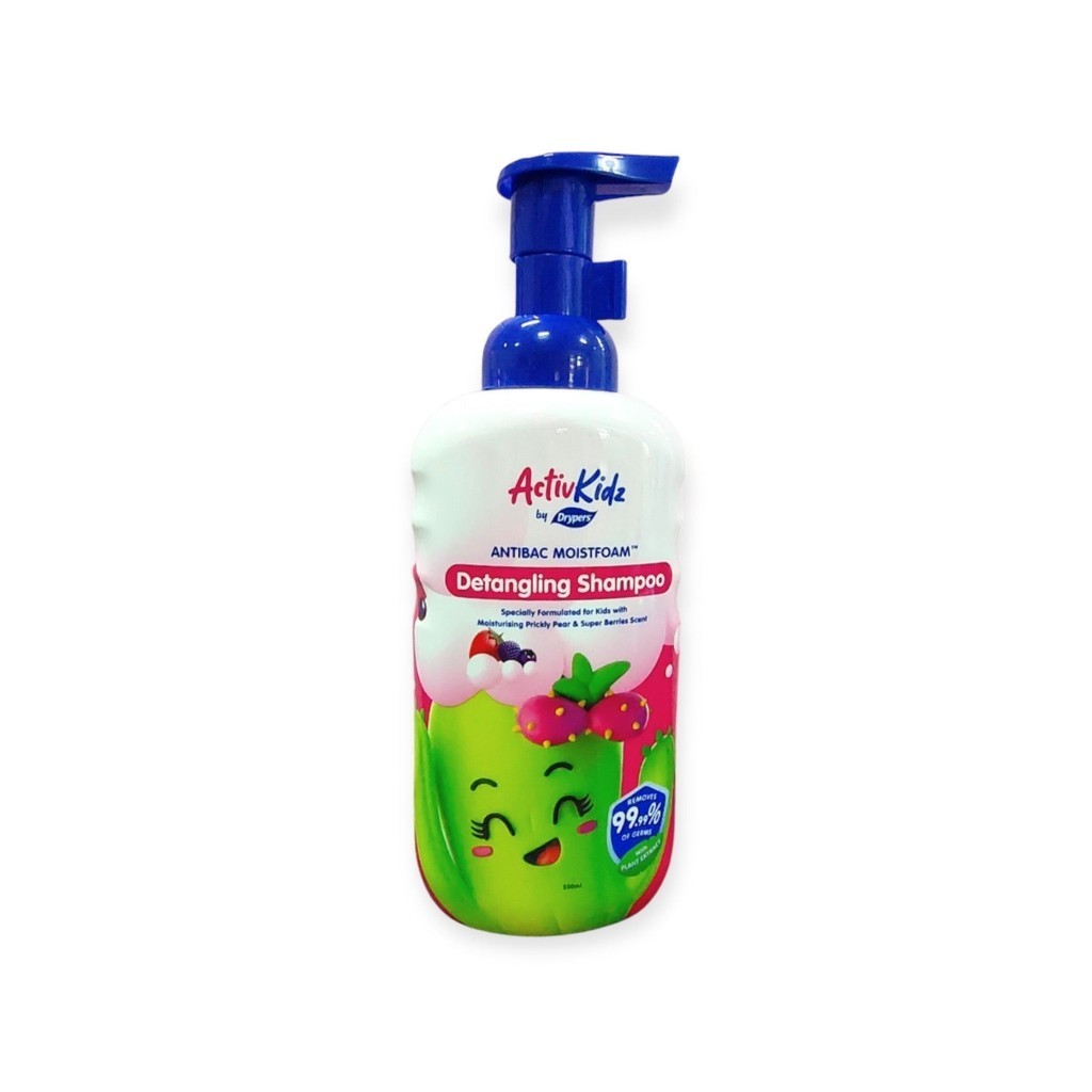 ActivKidz Drypers Anti Bacterial Detangling Shampoo 550ml | Shopee Malaysia