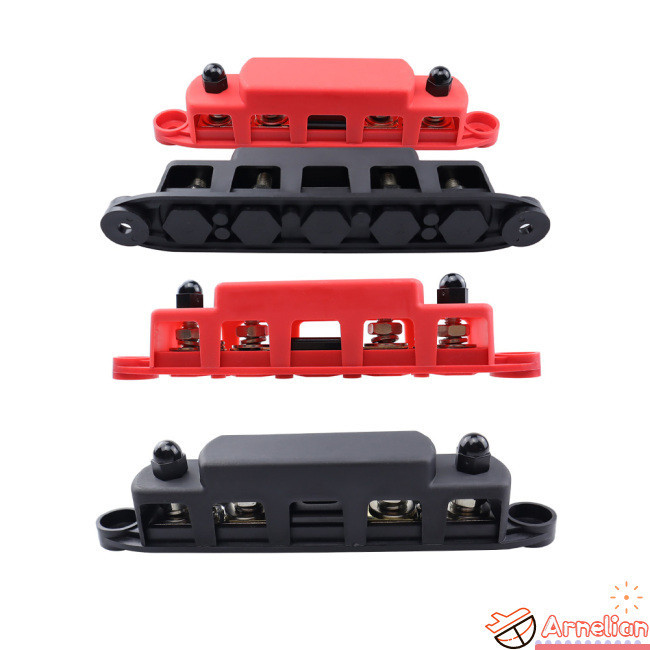 NE 48V 300A 4 Studs Bus Bar Power Terminal Block Busbar Power Distribution Block High Current ...