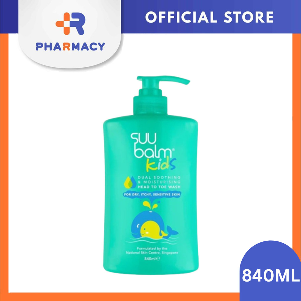 R Pharmacy | Suu Balm Kids Dual Soothing&Moisturising Head To Toe Wash 840Ml | Shopee Malaysia