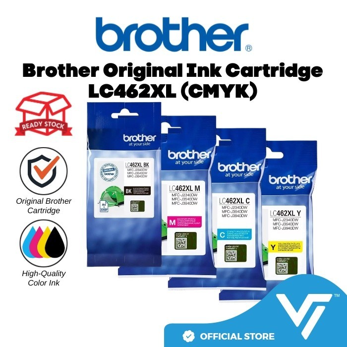 Brother LC462XL Dakwat Asli High Yield Ink Cartridge (MFC-J2340DW ...
